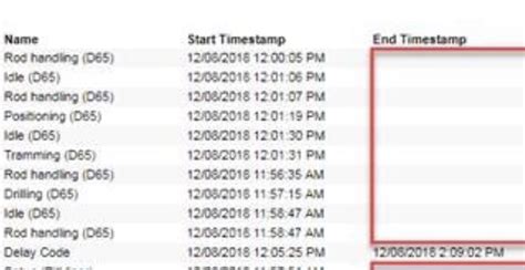 calculate duration from single time stamp column webintelligence