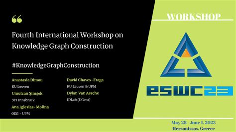 Workshops And Tutorials 2023 Eswc Conferences