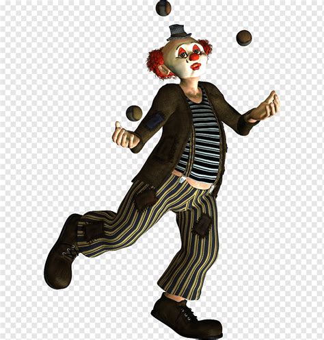 광대 피에로 의상 캐릭터 광대 만화 사진 가상의 인물 Png Pngwing