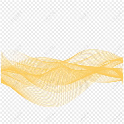 노란 물결 모양의 곡선 라인리코더파티장난 Png 일러스트 무료 다운로드 Lovepik