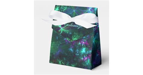 personalized abstract floral pattern favor box zazzle