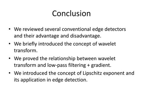 ppt edge detection and wavelet transform powerpoint presentation
