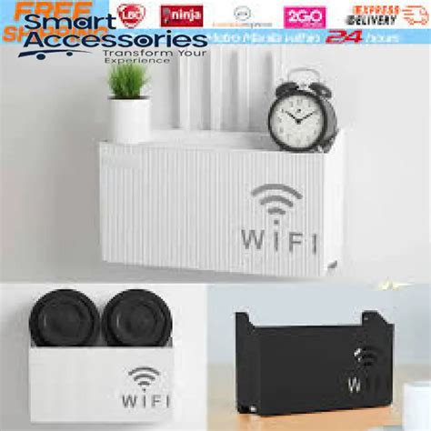 Router Storage Box Wall Mounted Box Smart Accessories Pk
