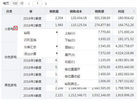 报表操作 Smartbi Insight V10帮助中心