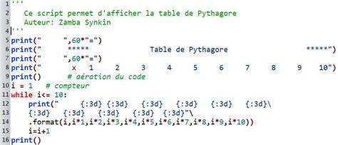 Tutorielpython3 Apprendre à Coder En Python 23 Scripts Divers