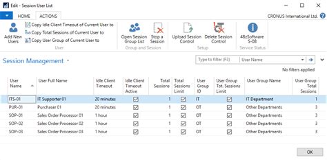 Idle Session Management Mibuso Com