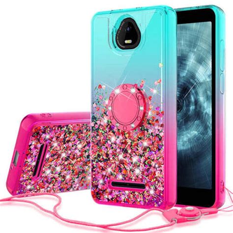 Compatible For Schok Volt Sv55 Phone Case Ring Kickstand Liquid