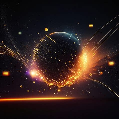 Premium Photo Abstract Technology Particle Background