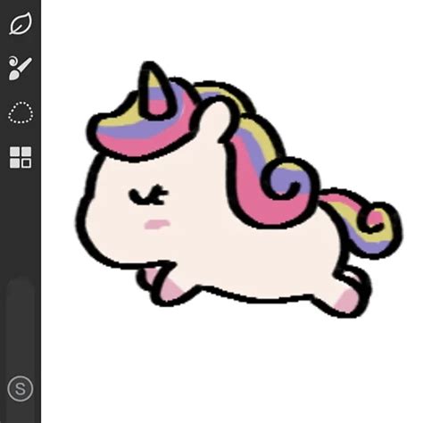 独角兽简笔画 小红书搜索图片 卡通贴图图片素材 花瓣网