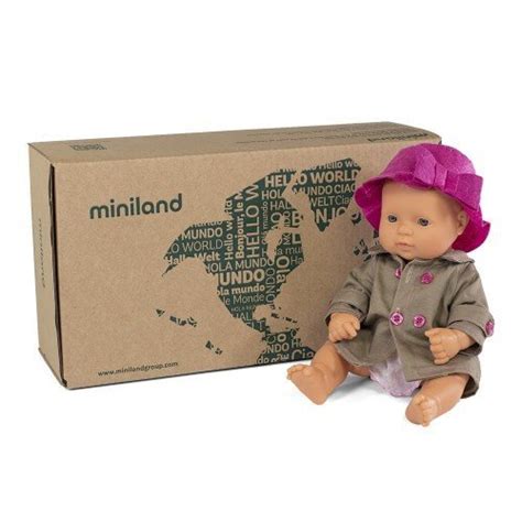 Miniland Doll 32cm Caucasian Girl and Outfit Boxed Set | Lemony Gem ...