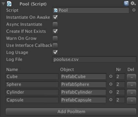 gameobject pooler gameobject pooler tools pooler unity unity asset