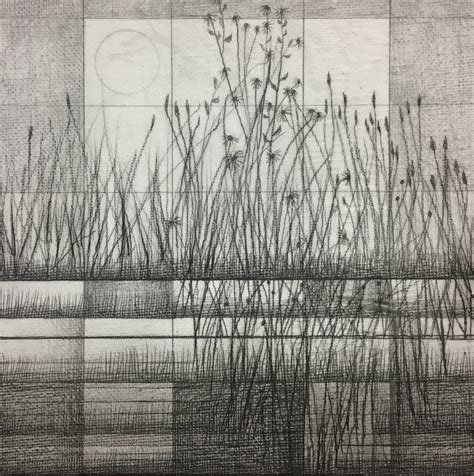 Grid With Grasses Judith Bergerson JackPine Studio
