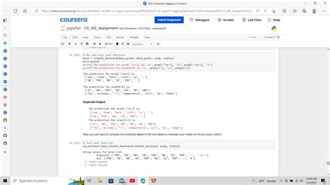 Getting Error In Exercise 1 And Exercise 7 Pls Help NLP With Probabilistic Models