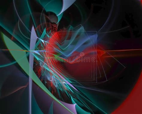 Abstract Digital Effect Fractal Future Render Elegance Creativity