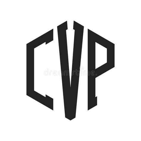 Cvp Logo Design Initial Letter Cvp Monogram Logo Using Hexagon Shape