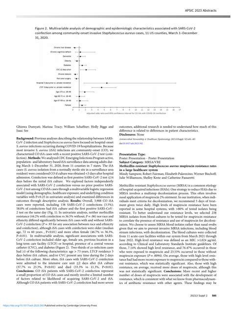 Pdf Methicillin Resistant Staphylococcus Aureus Mupirocin Resistance Rates In A Large
