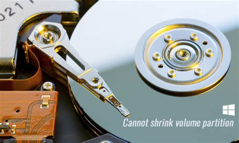 Cannotunable To Shrink Volume Partition In Windows Server 2012