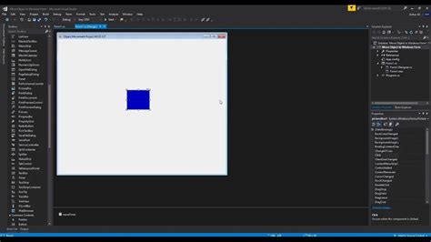 C Tutorial Move Picture Box In Windows Form With Keyboard And Timer In Visual Studio