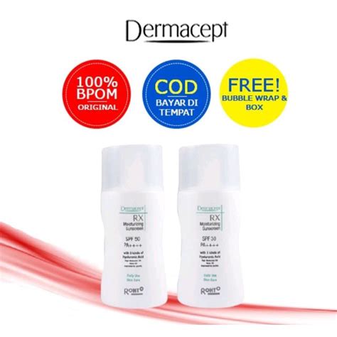 Jual Dermacept Moisturizing Sunscreen Spf 50 Pa 50 Gr Spf 30 Pa