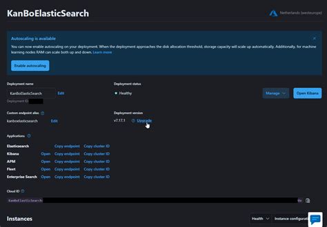 Creating And Updating The Elastic Cloud Deployment Kanbo Help Portal