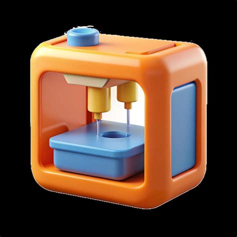 3d Printing Machine Creating Prototype Model With Resin Material