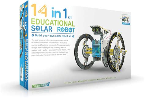 14 in 1 Solar Robot Kit Educational Solar Power Robot - Grab Ease
