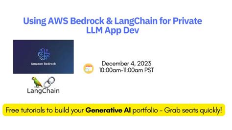 Sonali Pattnaik on LinkedIn: 🎉 Free resources alert: AWS Bedrock + Langchain = Stellar LLM App ...