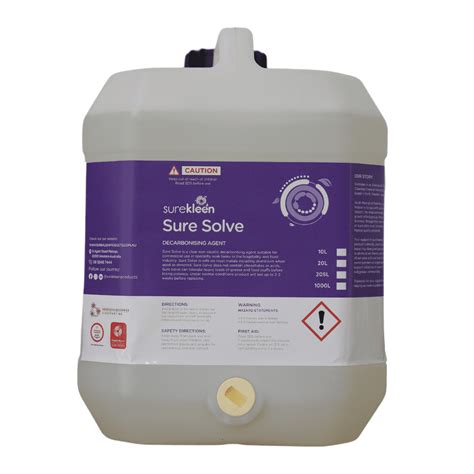 Surekleen Sure Solve Non Toxic Decarbonising Agent 10l Surekleen Products
