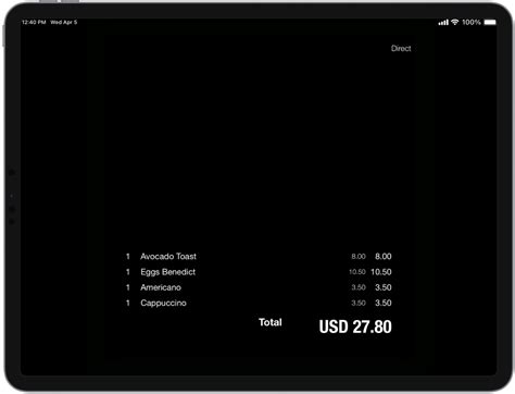 Customer Facing Display Setup Lightspeed Restaurant K Series