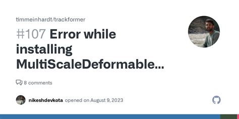 Error While Installing Multiscaledeformableattention Package · Issue