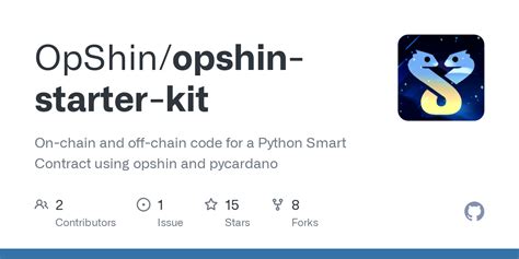 Github Opshinopshin Starter Kit On Chain And Off Chain Code For A Python Smart Contract