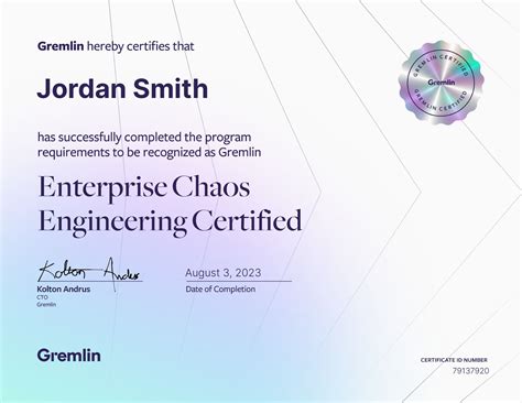 Announcing The Gremlin Enterprise Chaos Engineering Certification Gecec Program