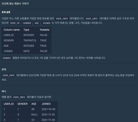 조건에 맞는 회원수 구하기 [sql]