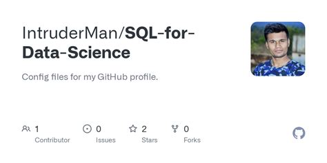 Sql For Data Science Module Coding Questions At Main Intruderman Sql For Data Science Github
