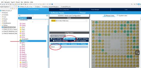 solved how to configure fatfs with dma on stm32l5 using c