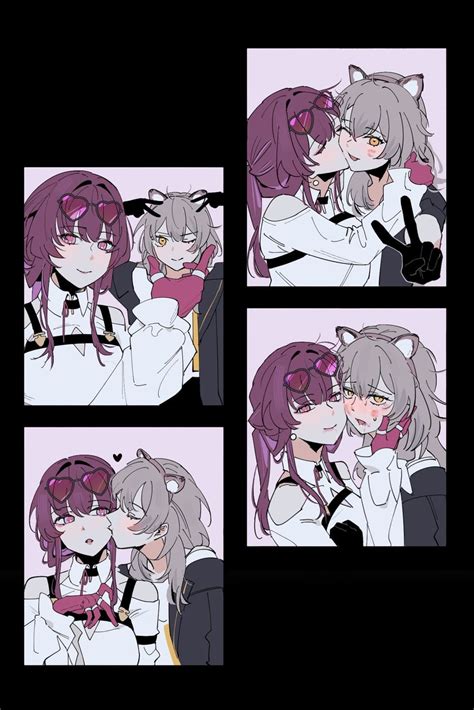 Trailblazer Stelle And Kafka Honkai And More Drawn By D Danbooru