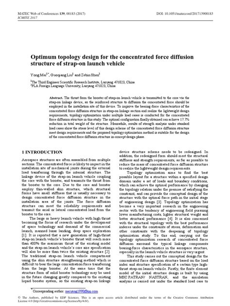 02 Optimum Topology Design For The Concentrated Force Diffusion