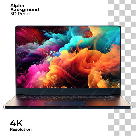 Premium Psd Laptop On On White Background Png