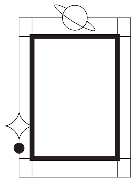 Premium Vector Monoline Yk Frame S Style Aesthetic Modern Elements Boxed