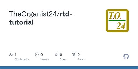 github theorganist24 rtd tutorial