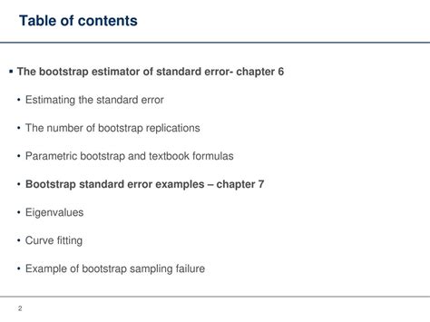 Estimating Standard Error Using Bootstrap Ppt Download