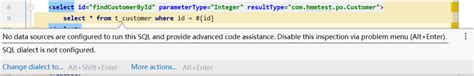Idea关于sql语句警告no Data Sources Are Configured To Run This Sql和sql Dialect Is Not Configured
