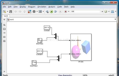 matlab虚拟现实之建立simulink虚拟现实工具箱的使用 simulink vrsink csdn博客