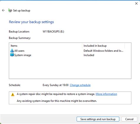 Backing Up Windows 11 Ezone