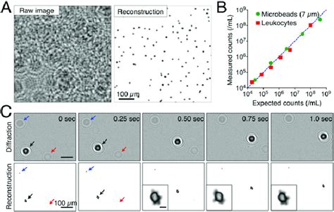 High Throughput Cell And Bead Identification A Diffraction And