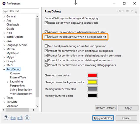 debugging eclipse doesn t stop at breakpoints stack overflow