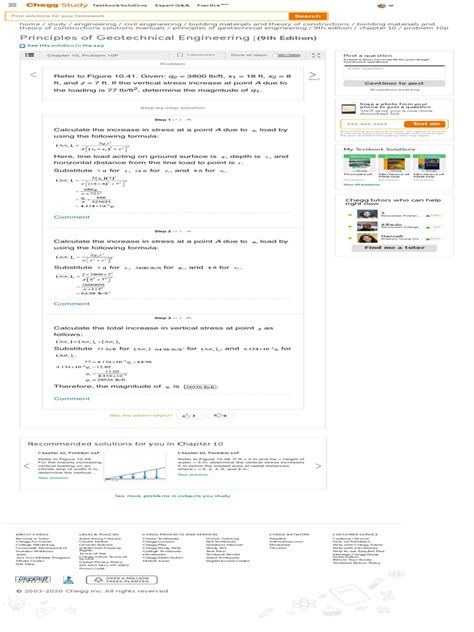 Solved Refer To Figure 1041 Given Q2 3800 Lbft X1 18 Pdf