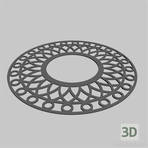 3d model tree grate 77412