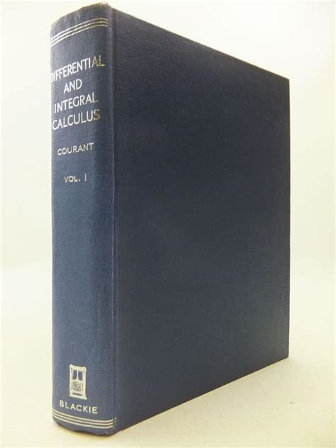 Differential And Integral Calculus Volumes 1 Amazon Co Uk Books