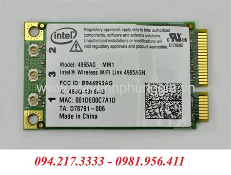 Card Wifi Laptop Thay Card M Ng Kh Ng D Y Cho Laptop